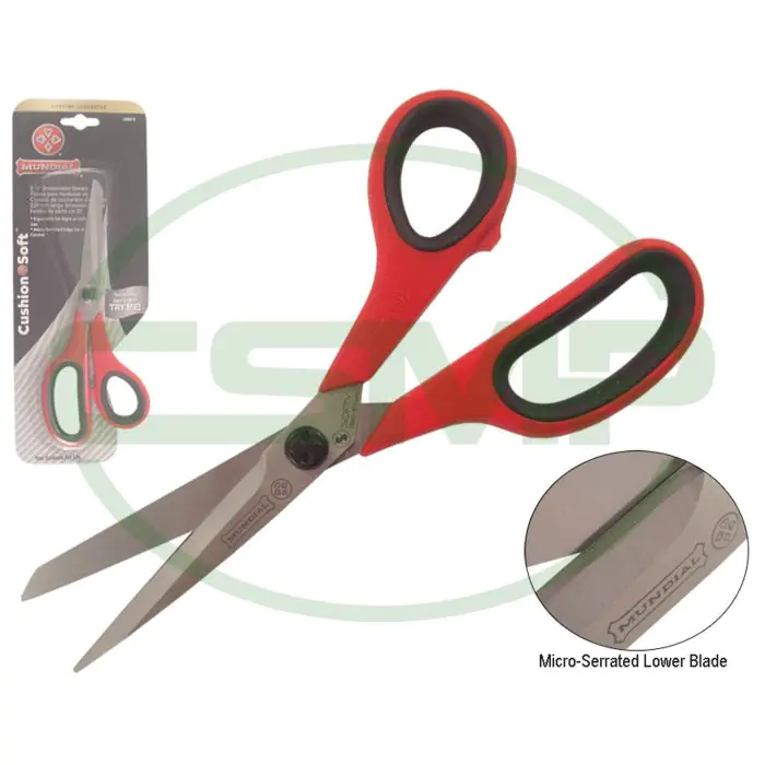 1860 8 1 2 SOFT GRIP SCISSOR RED BLACK